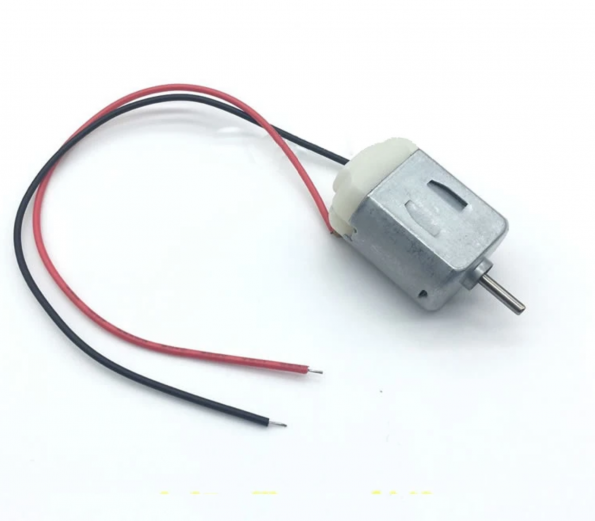 Motor DC 12 voltios con cables soldados | La Casa de La Banda