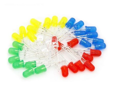 Leds Surtidos (azul, rojo, amarillo, verde) x 40 Und | La Casa de La Banda